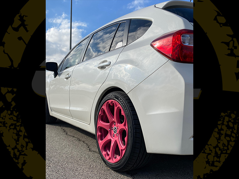 2015 Subaru Impreza - 18x8.5 Heritage Wheels 235/40ZR18 Lexani Tires