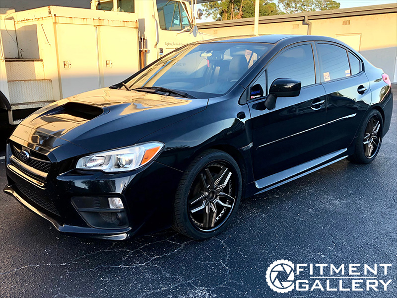 2015 Subaru WRX - 19x8.5 Niche Wheels 245/35R19 General Tires
