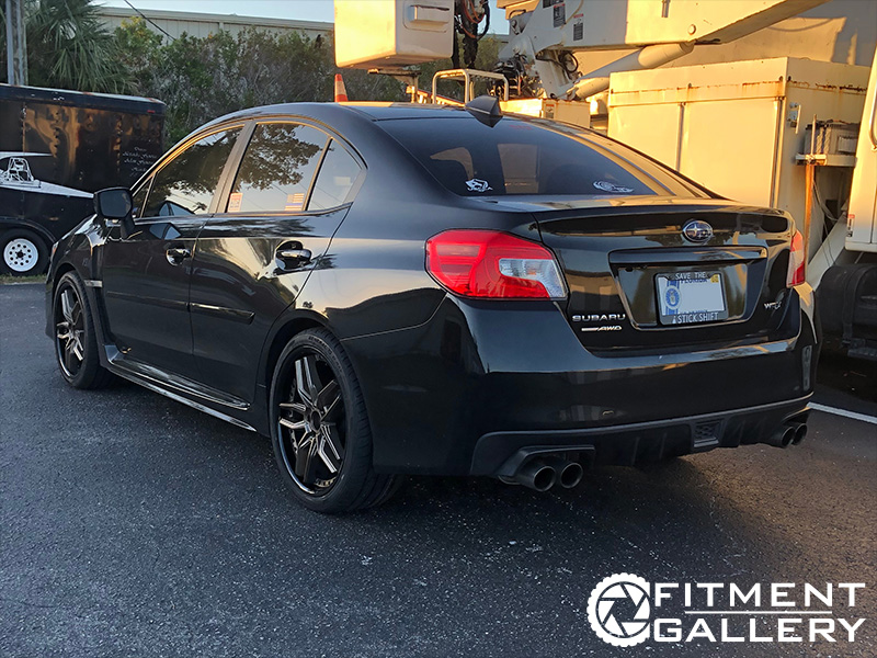 2015 Subaru WRX - 19x8.5 Niche Wheels 245/35R19 General Tires