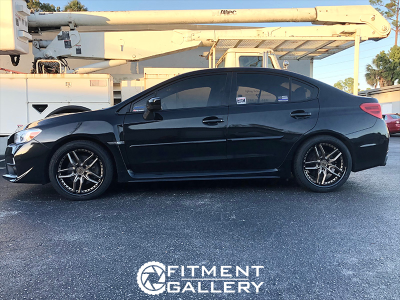 2015 Subaru WRX - 19x8.5 Niche Wheels 245/35R19 General Tires