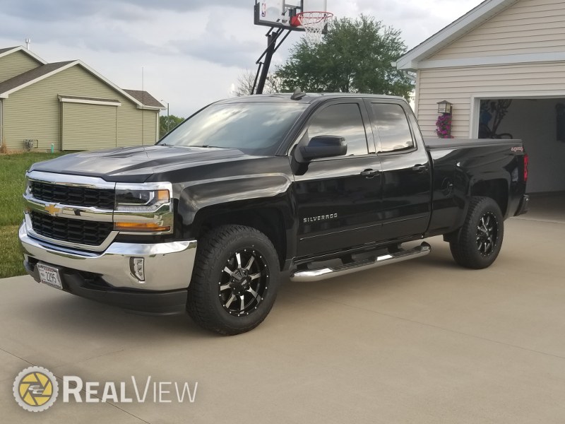 2016 Chevrolet Silverado 1500 - 17x9 Moto Metal Wheels 275/65R18 ...