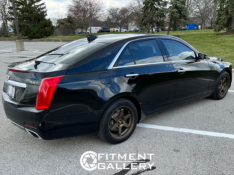 2016 Cadillac CTS - 17x8.5 ESR Wheels 245/45R17 Michelin Tires