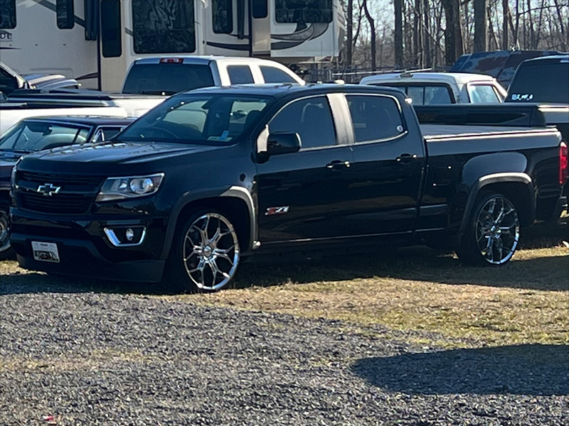 2016 Chevrolet Colorado - 22x9.5 Asanti Black Label Wheels 235/30ZR22 ...