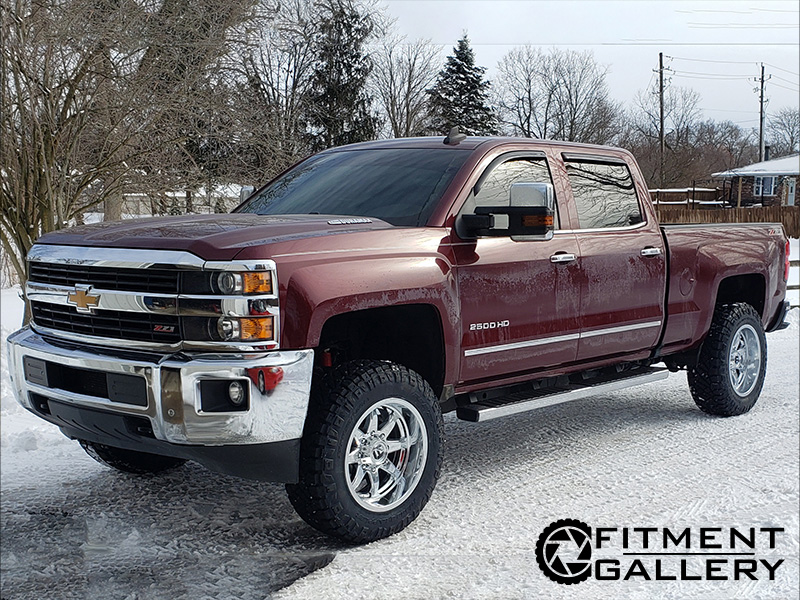 2016 Chevrolet Silverado 2500 HD - 20x10 Fuel Offroad Wheels 35x11 ...