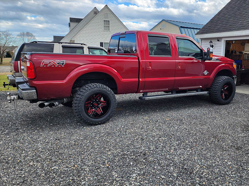 2016 Ford F-250 Super Duty - 20x12 Vision Offroad Wheels LT35x13.50R20 ...