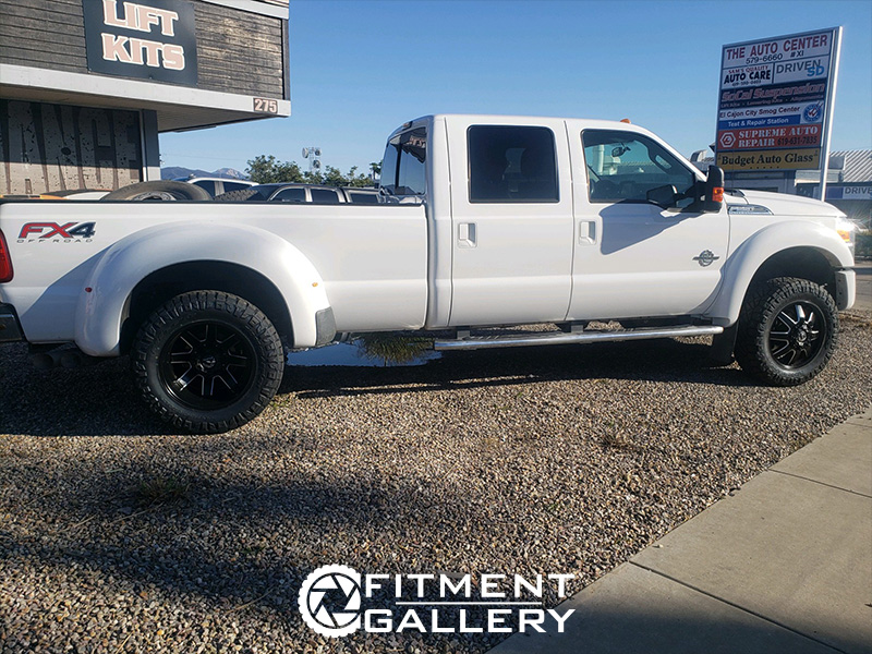 2016 Ford F-350 Super Duty - Staggered Fuel Offroad Wheels 35x11.50R20 ...