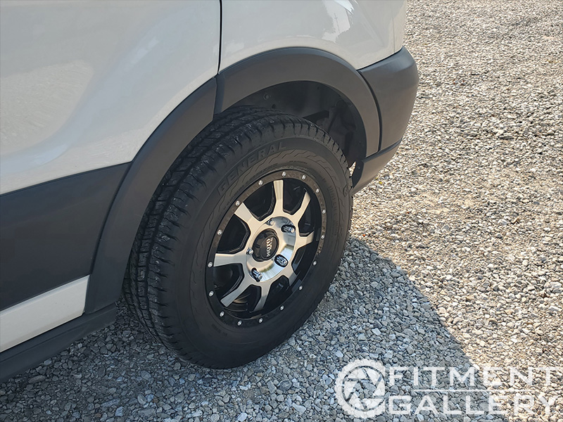 2016 Ford Transit - 16x7 Moto Metal Wheels 235/65R16 General Tires