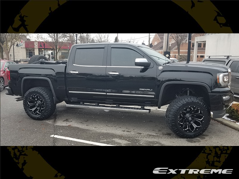2016 GMC Sierra 1500 - 20x10 Fuel Offroad Wheels 35x12.5R20 Nitto Tires ...