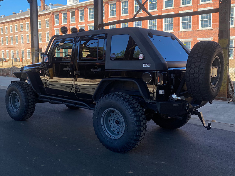 2016 Jeep Wrangler - 17x10 Vision Offroad Wheels LT37x12.50R17 Ironman ...