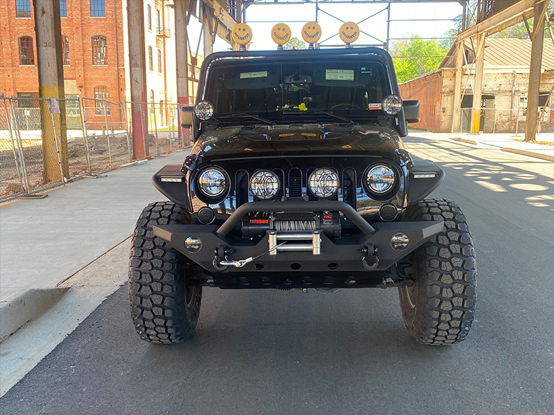 2016 Jeep Wrangler - 17x10 Vision Offroad Wheels LT37x12.50R17 Ironman ...