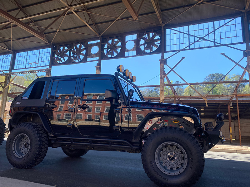 2016 Jeep Wrangler - 17x10 Vision Offroad Wheels LT37x12.50R17 Ironman ...