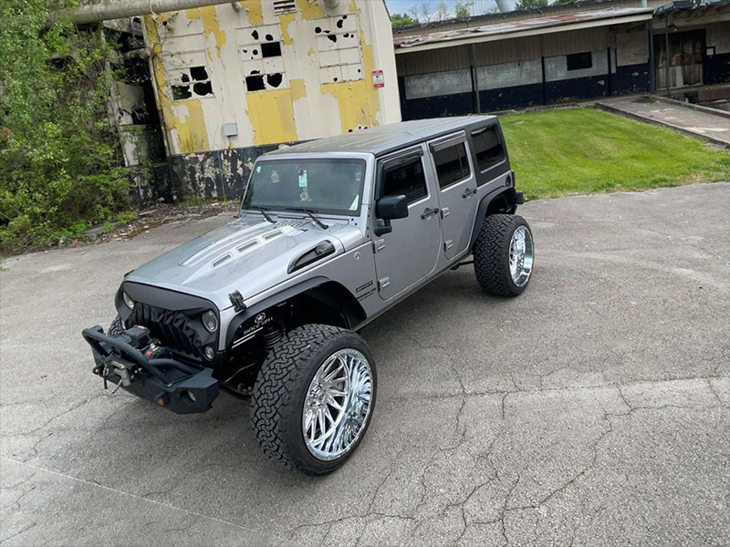 2016 Jeep Wrangler - 24x14 TIS Offroad Wheels LT35x13.50R24 Venom Power ...