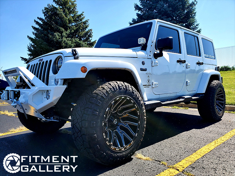 Blue Wrangler Jk With Rins