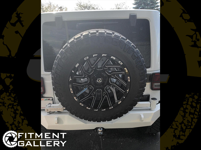 2016 Jeep Wrangler - 20x12 TIS Wheels 35x12.50R20 Nitto Tires