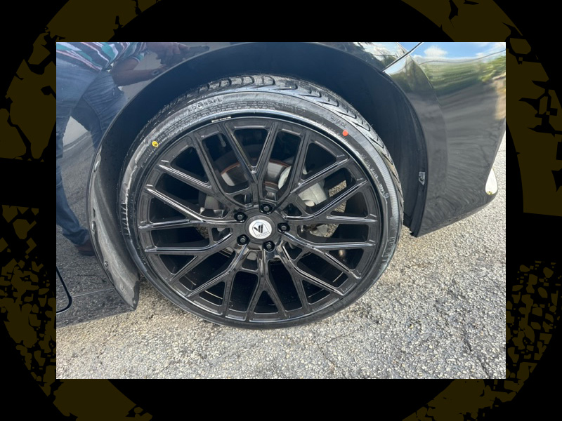 2016 Lexus ES350 - 20x8.5 Asanti Black Label Wheels 225/35ZR20 Advanta ...