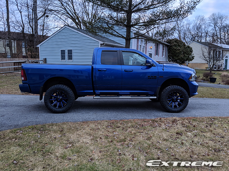 2016 Ram 1500 - 20x9 Fuel Offroad Wheels 35x12.5R20 Nitto Tires Zone 6 ...