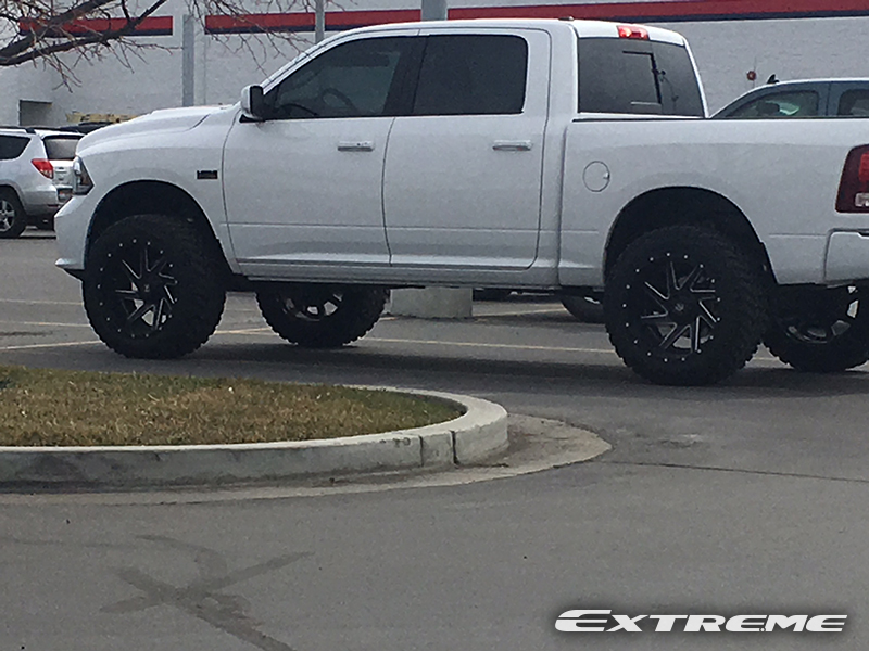 2016 Ram 1500 - 22x12 Fuel Offroad Wheels 35x12.5R22 Nitto Tires Rough ...