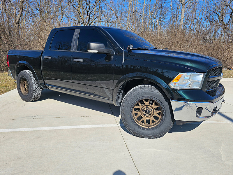 2016 Ram 1500 - 20x10 Weld Off-Road Wheels 35x11.50R20 Nitto Tires