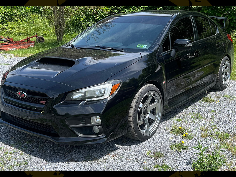 2016 Subaru WRX STI - 18x9.5 Avid 1 Wheels 245/40R18 Continental Tires