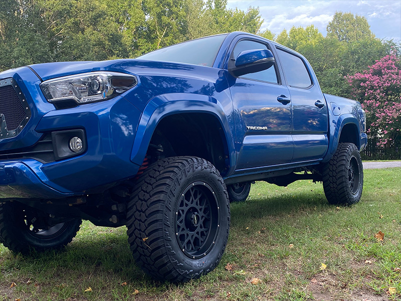 2016 Toyota Tacoma - 18x9 Vision Off-Road Wheels LT285/65R18 AMP Tires