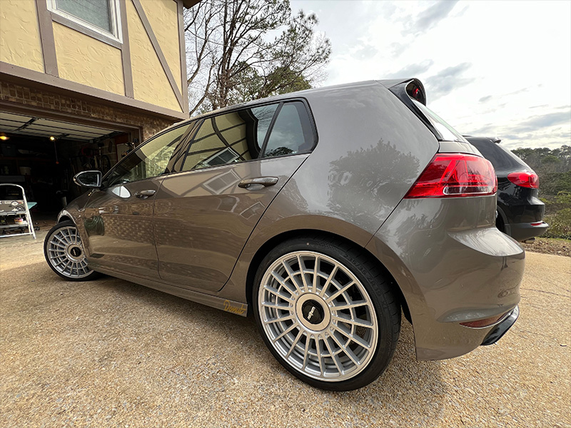 2016 Volkswagen Golf R - 19x8.5 Rotiform Wheels 235/35R19 Continental Tires