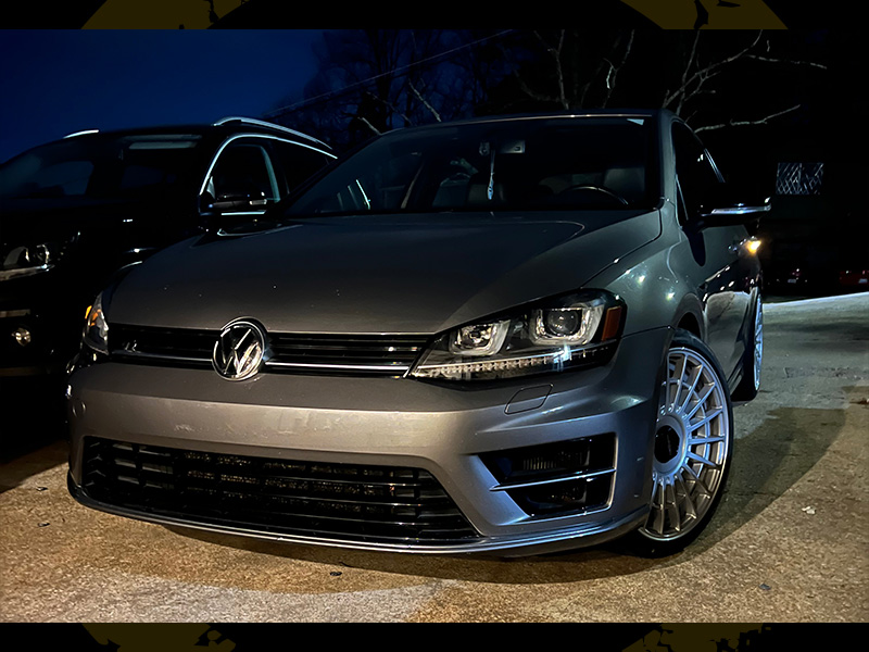 2016 Volkswagen Golf R - 19x8.5 Rotiform Wheels 235/35R19 Continental Tires