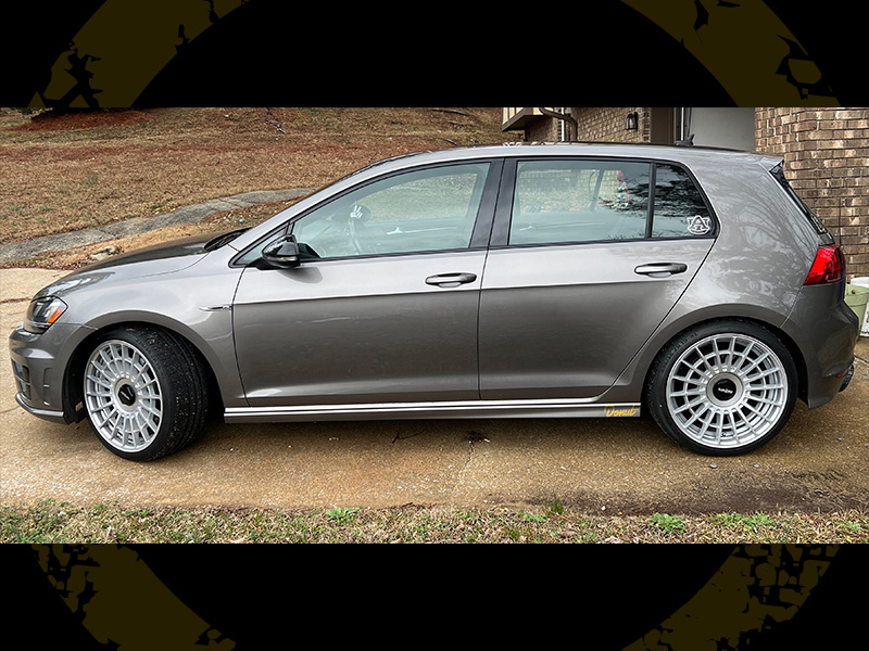 2016 Volkswagen Golf R - 19x8.5 Rotiform Wheels 235/35R19 Continental Tires