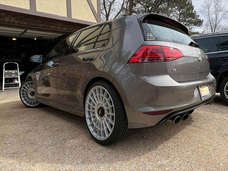 2016 Volkswagen Golf R - 19x8.5 Rotiform Wheels 235/35R19 Continental Tires