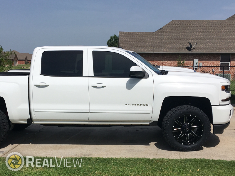2017 Chevrolet Silverado 1500 - 20x10 Fuel Offroad Wheels 295/55R20 ...