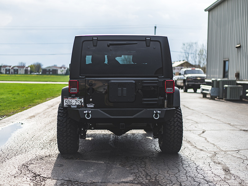 2017 Jeep Wrangler - 17x9 Fuel Offroad Wheels 35x12.5R17 Nitto Tires