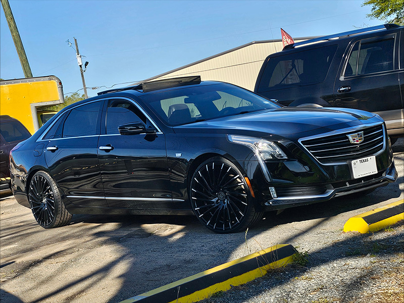 2017 Cadillac CT6 - 22x9 Lexani Wheels 245/30ZR22 Lexani Tires