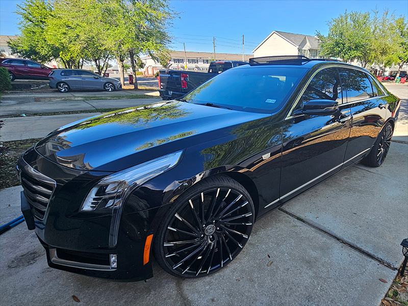 2017 Cadillac CT6 - 22x9 Lexani Wheels 245/30ZR22 Lexani Tires