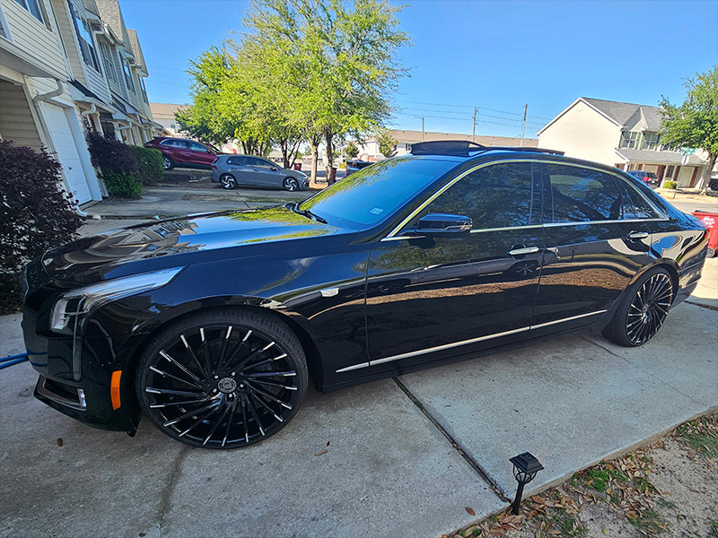 2017 Cadillac CT6 - 22x9 Lexani Wheels 245/30ZR22 Lexani Tires