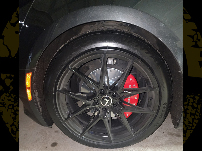 2017 Chevrolet Camaro - 20x9 Kraze Wheels 245/40R20 Continental Tires