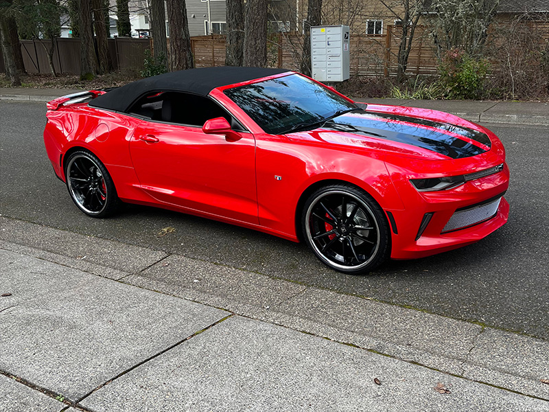 2017 Chevrolet Camaro - 22x9 Asanti Black Label Wheels 245/30R22 Lexani ...