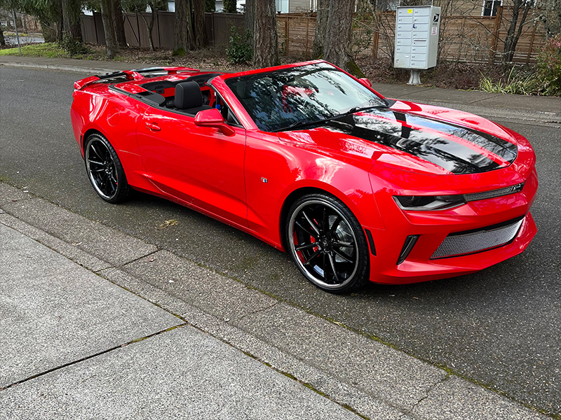 2017 Chevrolet Camaro - 22x9 Asanti Black Label Wheels 245/30R22 Lexani ...