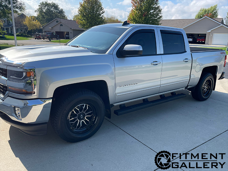 2017 Chevrolet Silverado 1500 - 18x9 Vision Offroad Wheels 265/65R18 ...