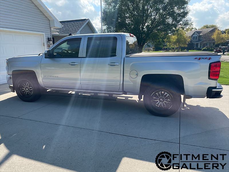 2017 Chevrolet Silverado 1500 - 18x9 Vision Offroad Wheels 265/65R18 ...