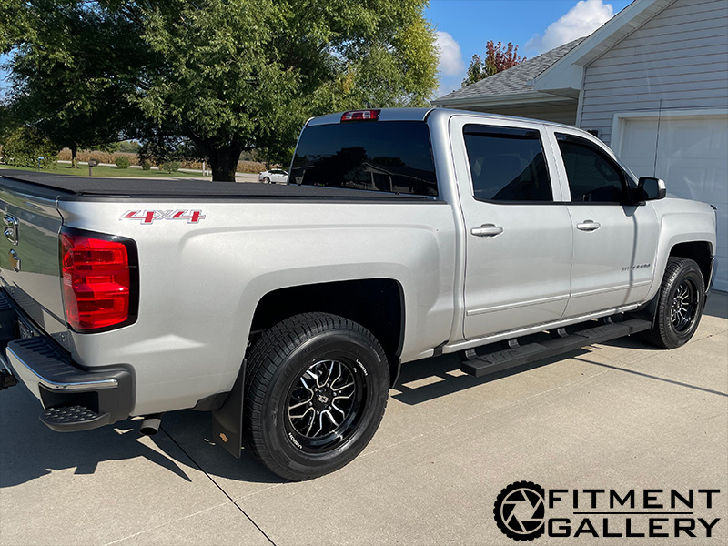 2017 Chevrolet Silverado 1500 - 18x9 Vision Offroad Wheels 265/65R18 ...