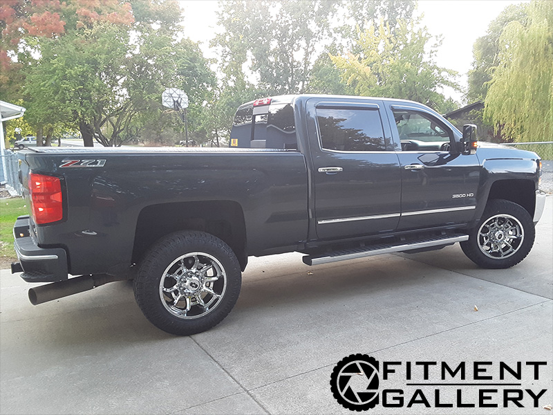 2017 Chevrolet Silverado 3500 HD - 20x9 Vision Offroad Wheels LT285 ...