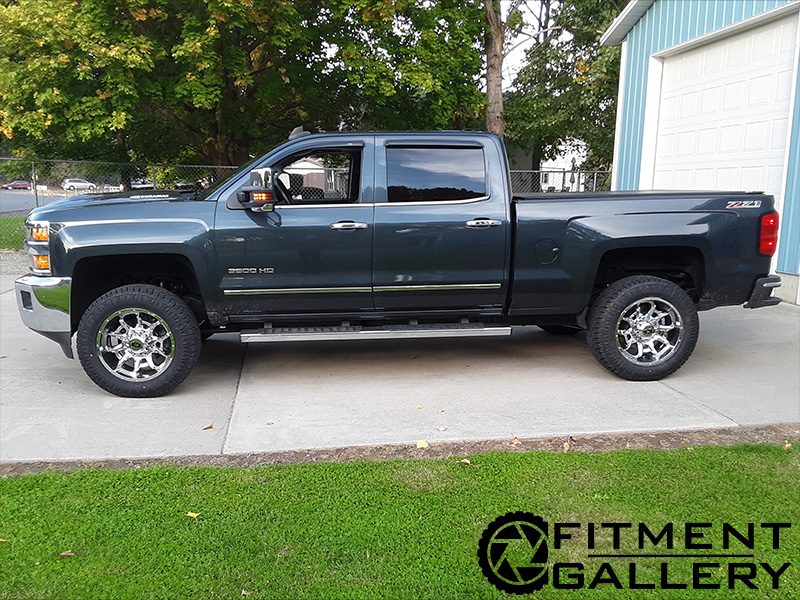 2017 Chevrolet Silverado 3500 HD - 20x9 Vision Offroad Wheels LT285 ...
