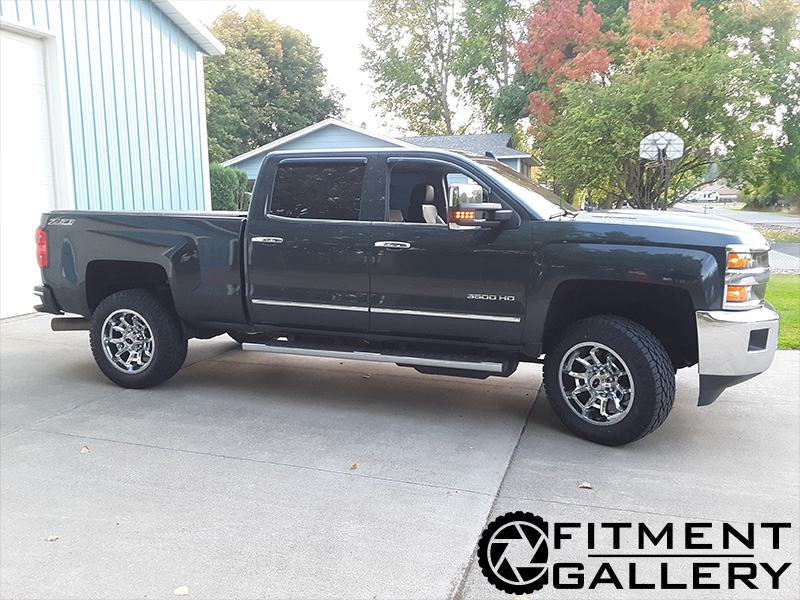 2017 Chevrolet Silverado 3500 HD - 20x9 Vision Offroad Wheels LT285 ...