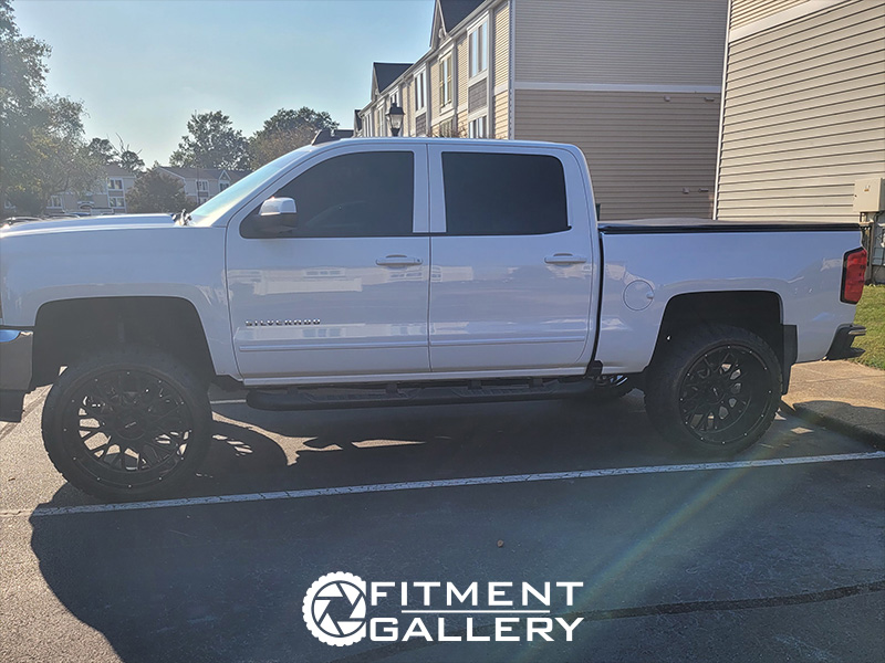 2017 Chevrolet Silverado 1500 - 24x12 Vision Offroad Wheels