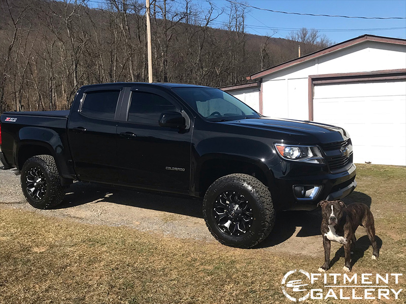 2017 Chevrolet Colorado - 17x8.5 Fuel Offroad Wheels 265/70R17 Venom ...