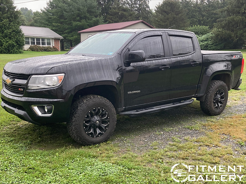 2017 Chevrolet Colorado - 17x8.5 Fuel Offroad Wheels 265/70R17 Venom ...