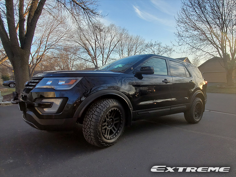 2017 Ford Explorer - 18x9 Vision Wheels 265/60R18 Falken Tires