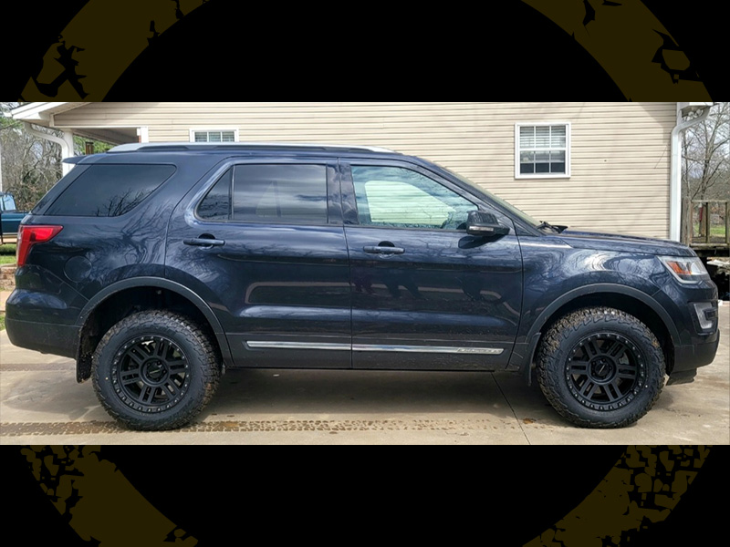 2017 Ford Explorer - 18x9 Vision Offroad Wheels 265/60R18 Falken Tires