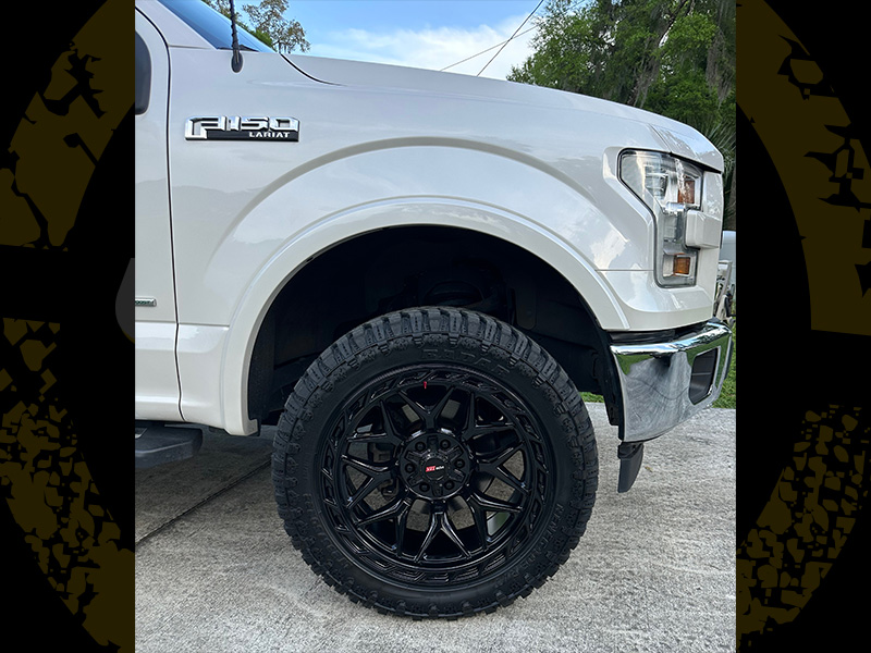 2017 Ford F-150 - 22x10 Vortek Offroad Wheels LT285/50R22 Radar Tires