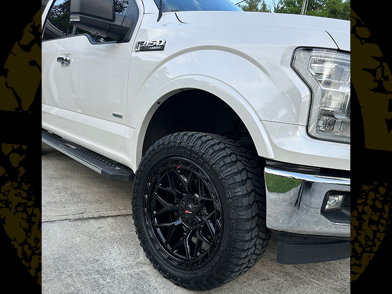 2017 Ford F-150 - 22x10 Vortek Offroad Wheels LT285/50R22 Radar Tires