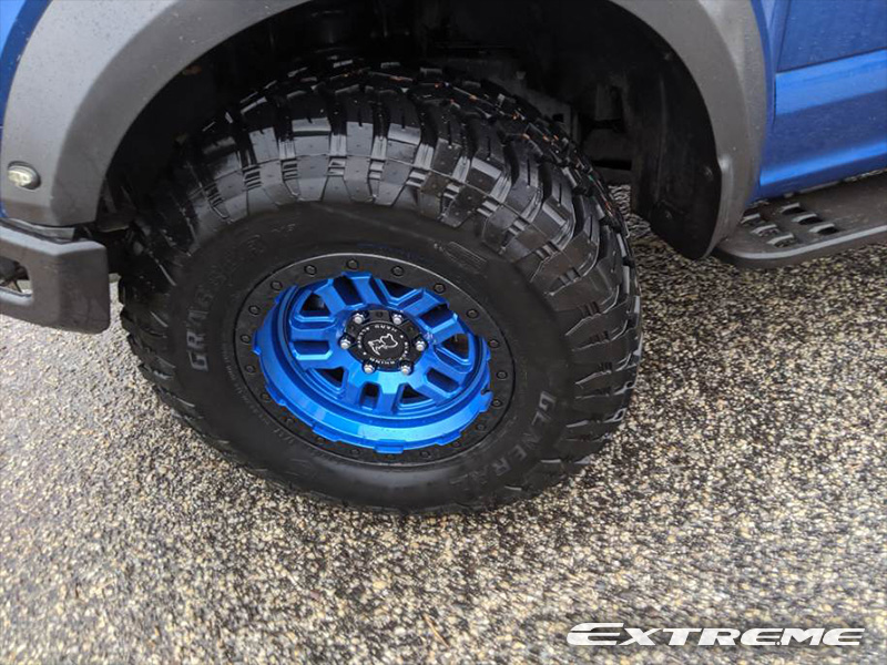 2017 Ford F-150 - 17x9.5 BLACK RHINO Wheels 35x12.50R17 General Tires